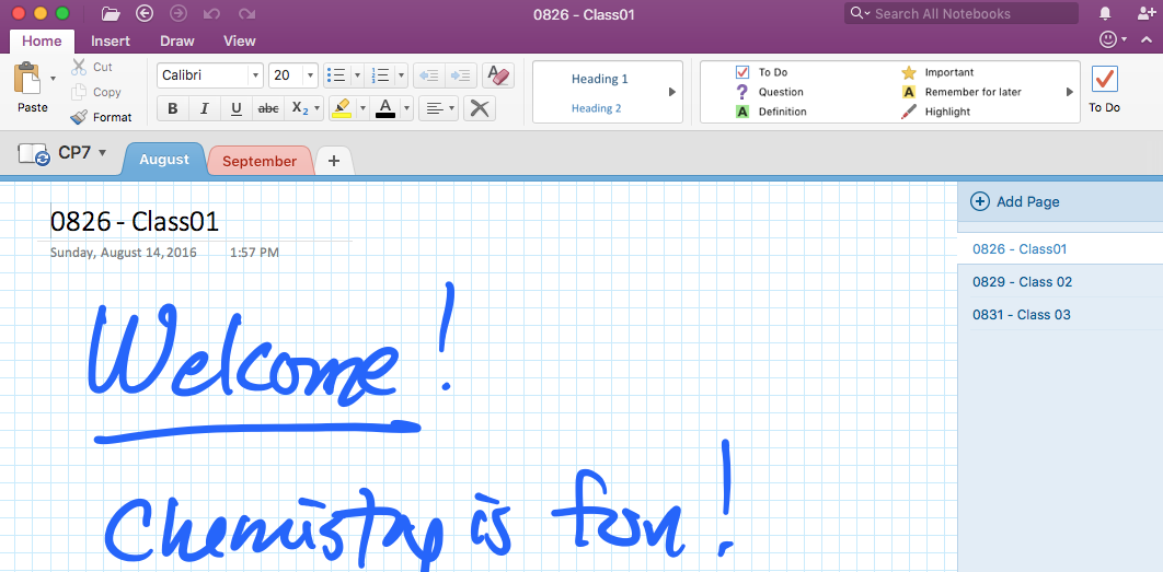 Class Notes | Chemteacher